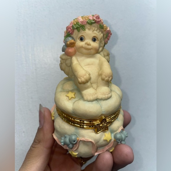 Accents | Dreamsicles Blue Bird On My Shoulder Trinket Box 1996 | Poshmark